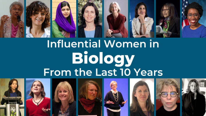 Influential Women in Biology From the Last 10 Years | Academic Influence